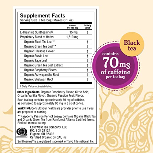 Snapklik.com : Yogi Tea - Raspberry Passion Perfect Energy Tea (6 Pack ...