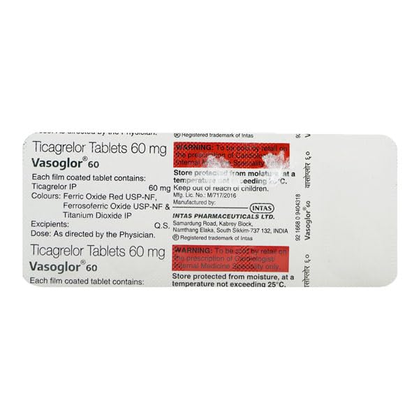 Vasoglor 60MG - Strip of 10 Tablets : Amazon.in: Health & Personal Care