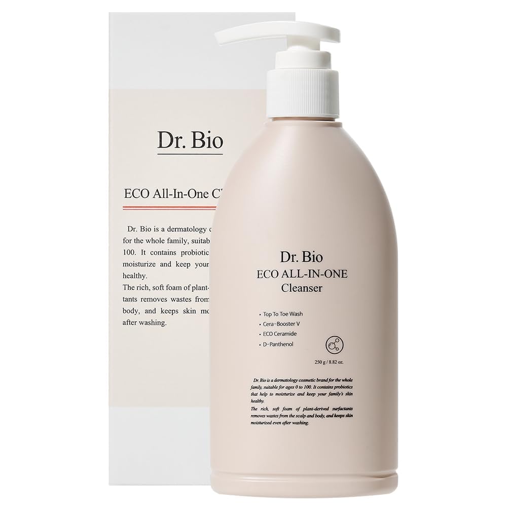 Amazon.com : Dr.Bio Eco All-in-One Cleanser, Face & Body Wash for ...