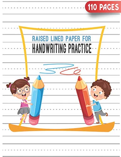 Buy Raised Lined Paper for Handwriting Practice: Cursive for beginners ...