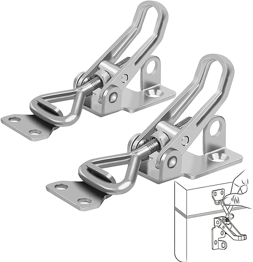 Buy 2 Pieces Metal Toggle Latch, Stainless Steel Toggle Latch, Lever ...