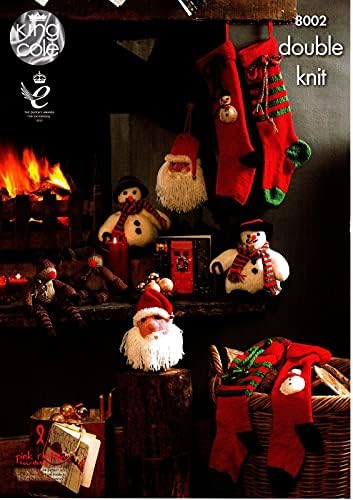 King Cole Christmas Knitting Pattern Truffle Small & Large Seasonal ...