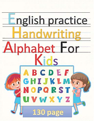 English Handwriting Practice alphabets for kids: Handwriting Practice ...