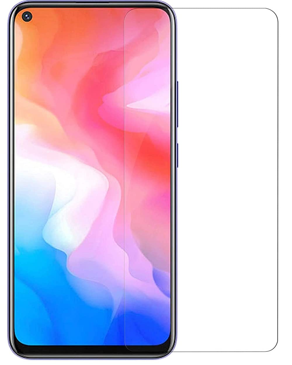 Bai and kaka Tempered Glass Guard 2.5D Curved Edges Screen Protector ...