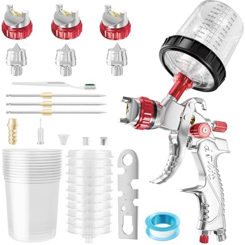 Amazon.com : APATB Cordless Paint Sprayer with 2 Batteries, HVLP ...