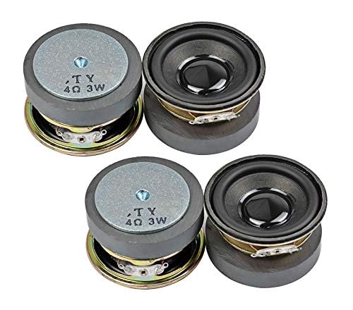 SP Electron Pack of 4 Pcs 2 Inch Round Audio Speaker 52mm 4 Ohm 3W ...