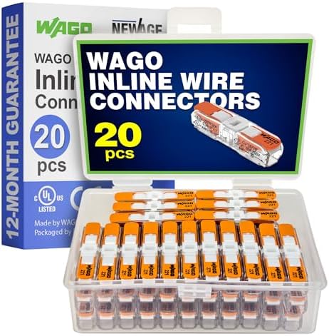 WAGO 221-2401 Inline Splicing Wire Connector Pack | 221 Series Lever ...