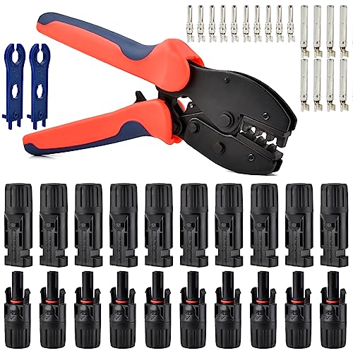 TMBMLPP Solar Crimping Tools Set, MC4 Crimping Tool Kit for 2.5/4/6mm² ...