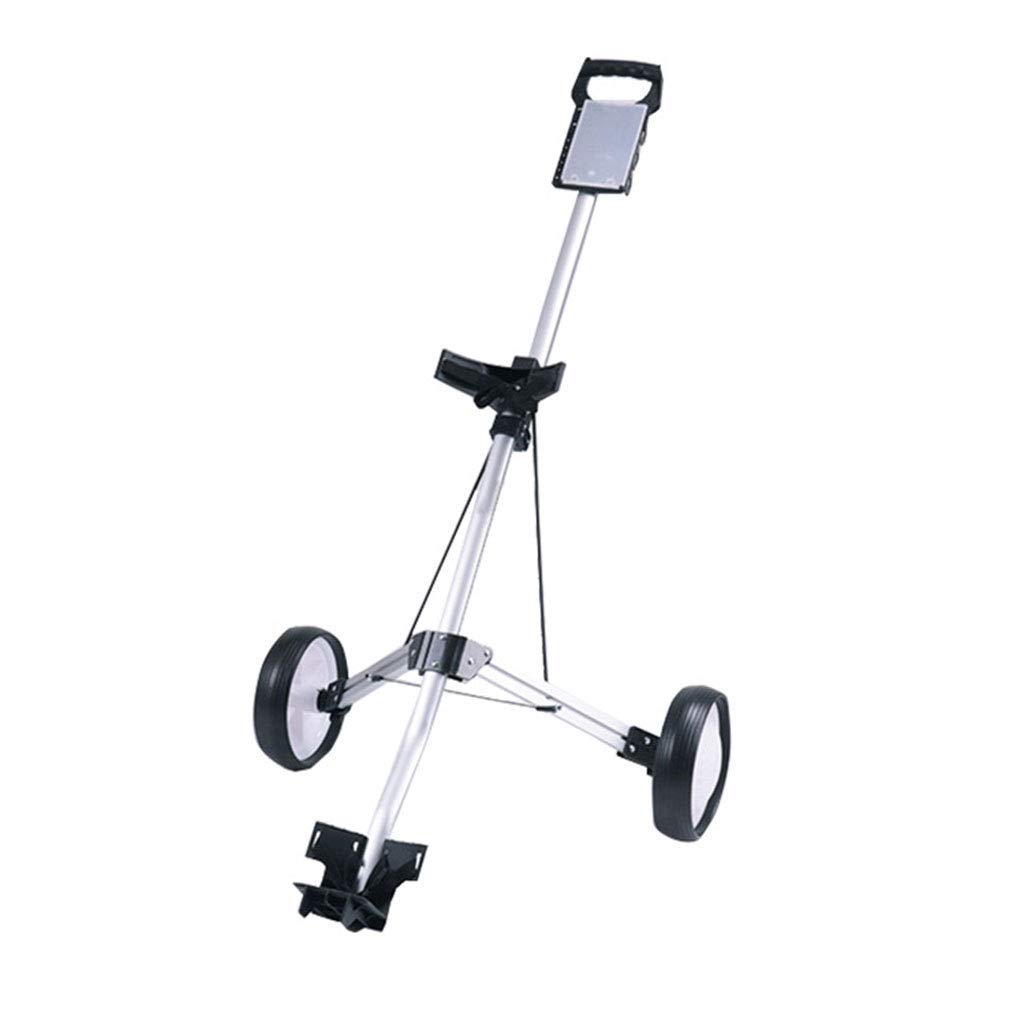 Deluxe Aluminum Push Cart 2 Wheel Golf Push Cart Lightweight ...