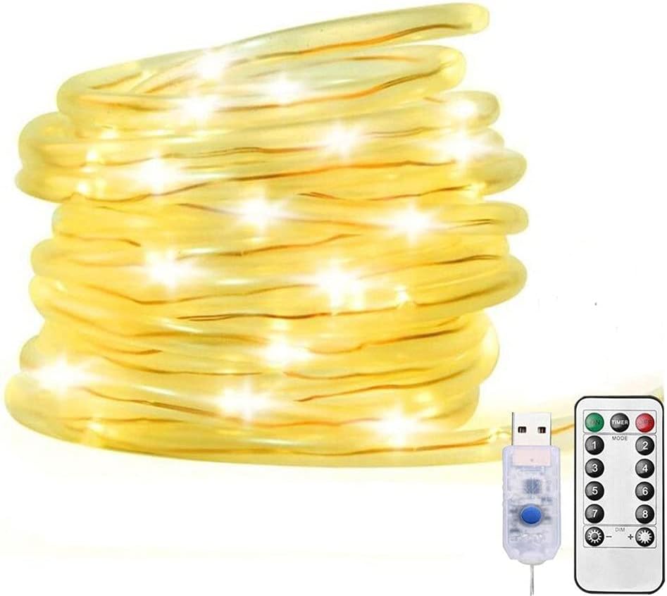 Amazon.com: LLRYN LED Rope Tube Lights, 33ft 100 LED Indoor Outdoor ...
