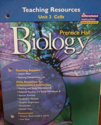 Unit 3: Cells; Teaching Resources (Biology): Prentice Hall ...
