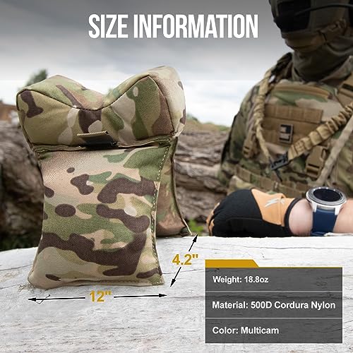 Snapklik.com : Shooting Rest Bag, Pre-Filled Shooting Sand Bags Front ...