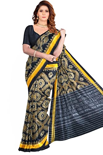 Buy FLOWRINA Odisha Sambalpuri Handloom Ikat Women's Cotton Saree ...