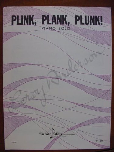 Plink, Plank, Plunk Piano Solo - Livros na Amazon Brasil
