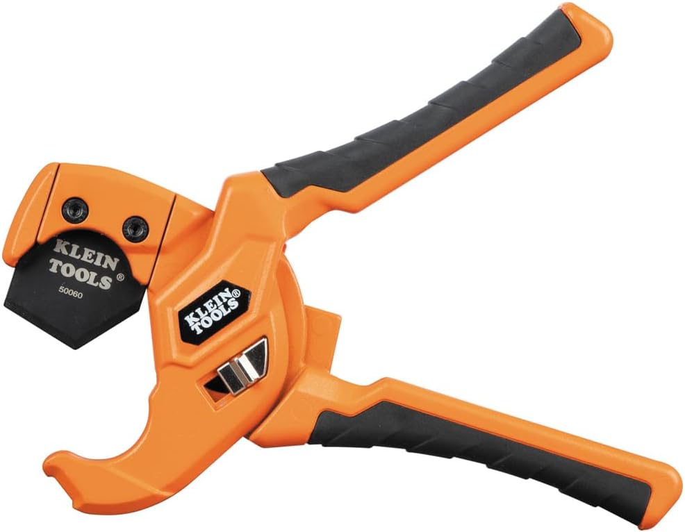 Klein Tools 50043 PEX Pipe and Tubing Cutter, 1-Inch I.D. Cutting ...