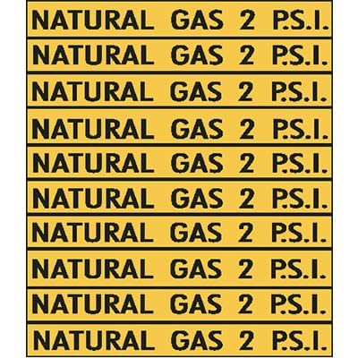 Amazon.com: Douglas Screen Printers V40 NAT Gas 2 PSI Sticker 10/Sheet ...