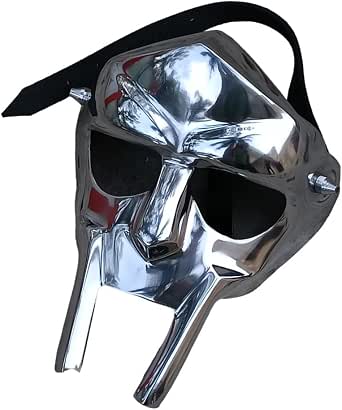 Amazon.com: SUZIFURN Mf Doom Mask Roman Gladiator Helmet Face Mask ...
