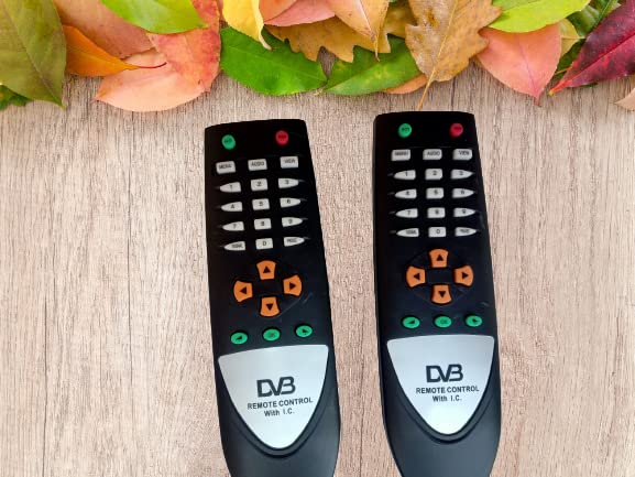 Unbreakable Remote DD Free Dish-DVB DTH Box -Black - Pack of 2 ...