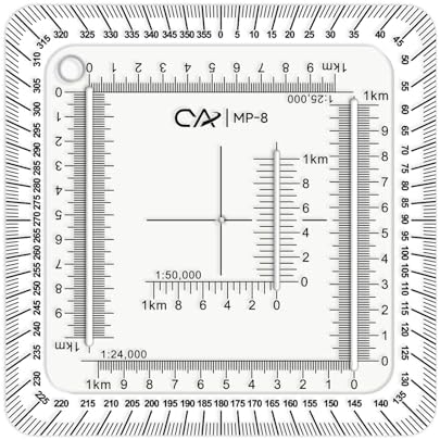 Amazon.com: CYA UTM 2.75 x 2.75" Military Map Coordinate Scale ...