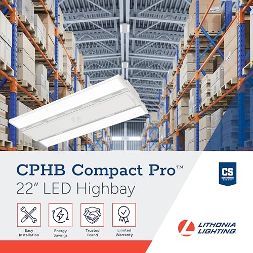 Lithonia Lighting Compact Pro LED High Bay Light, Ceiling Lighting ...