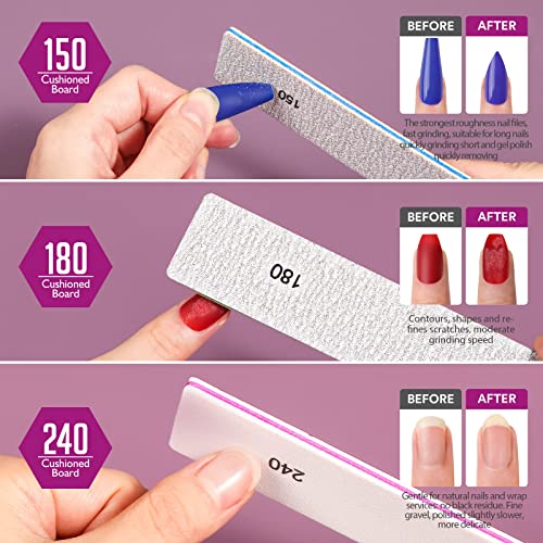 Snapklik.com : Nail Files And Buffer, Professional Manicure Tools Kit ...