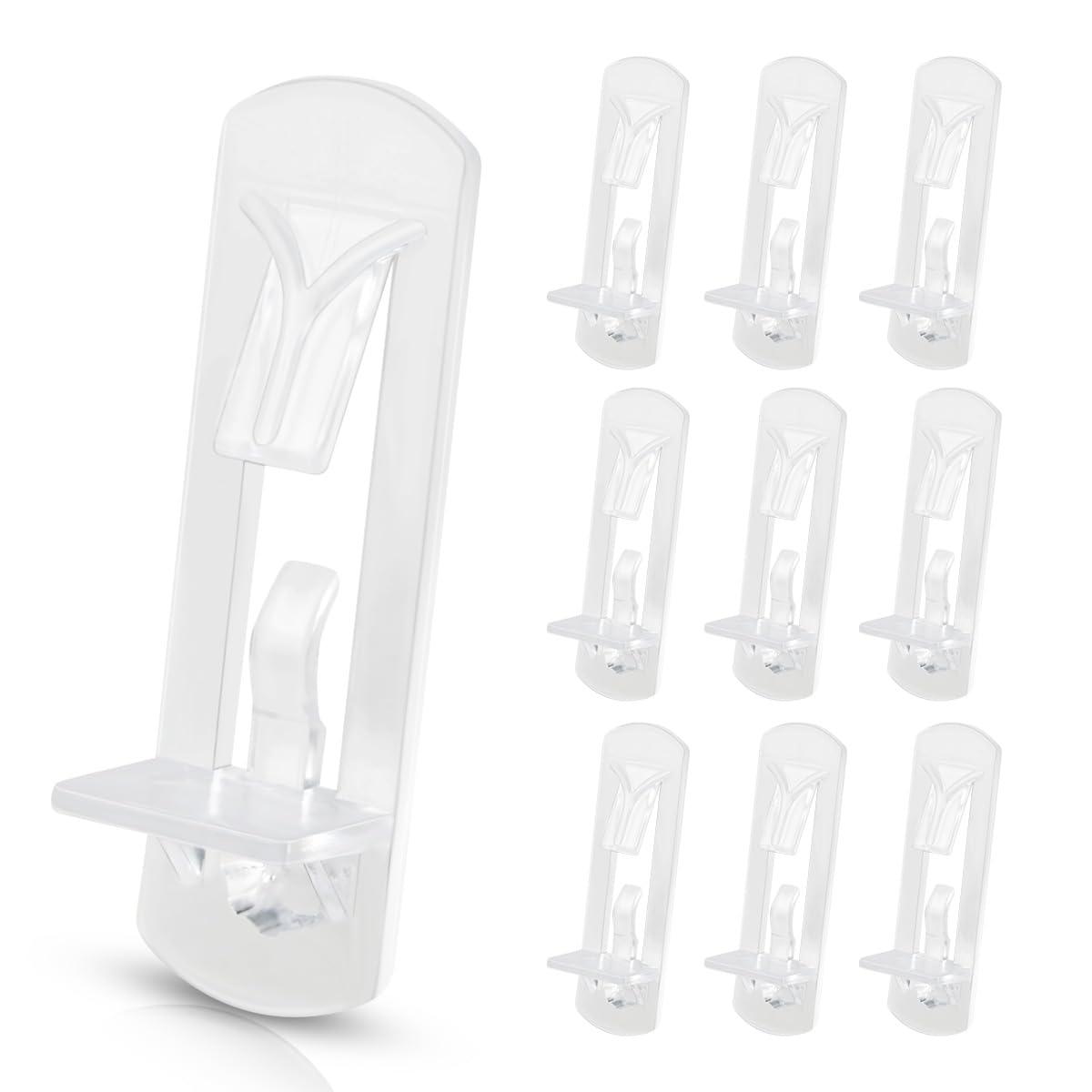 Amazon.com: 10 Pcs Plastic Locking Shelf Pins Clear Plastic Locking ...