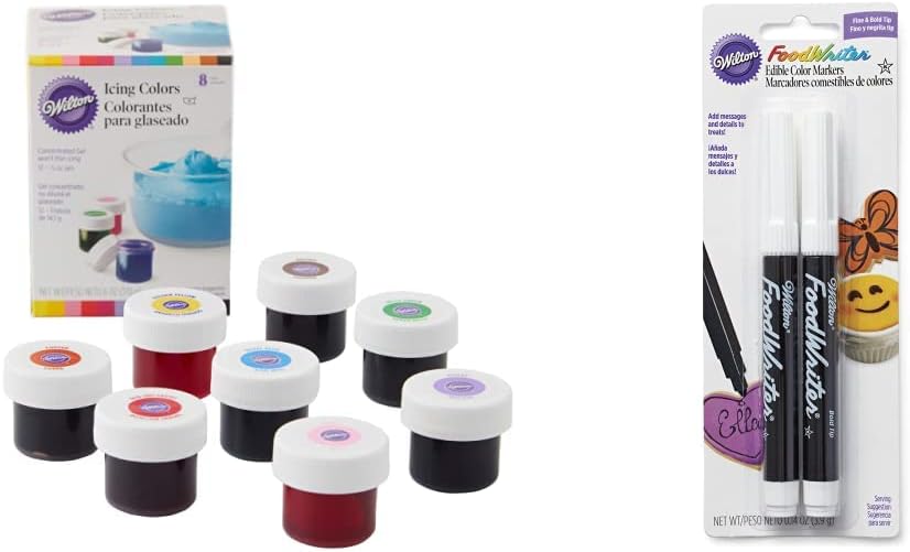Amazon.com: Wilton Icing Colors, 8-Count Icing Colors, (Packaging May ...