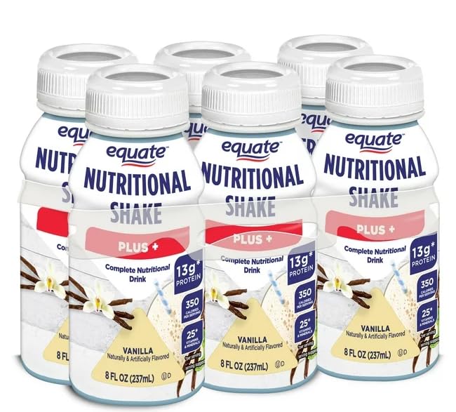 Equate Vanilla Nutritional Shake Plus Instruction Manual