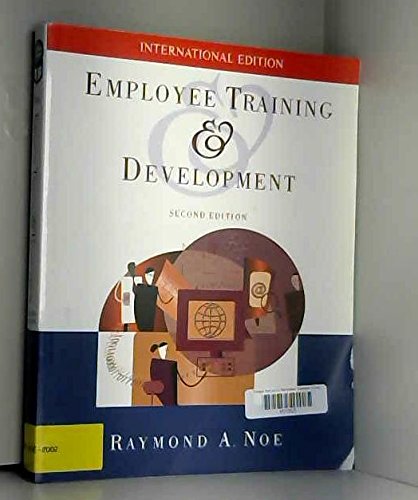 Employee Training and Development : Noe, Raymond Andrew: Amazon.de: Bücher
