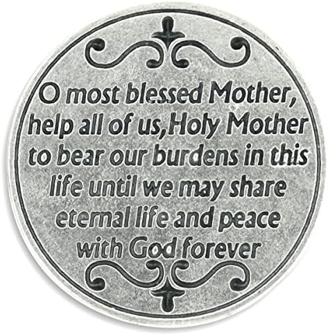 Amazon.com: Immaculate Heart of Mary Pocket Token Charm Coin with ...