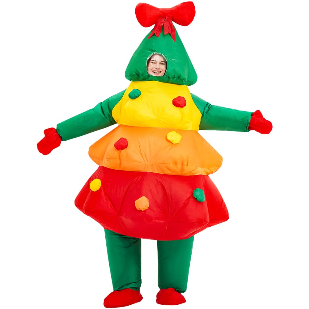 Amazon.com: KOOY, Inflatable Christmas Tree costume, Full Body ...