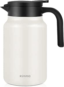 Amazon.com: WYHVAND 51Oz Thermal Coffee Carafe for Hot/Cold, Stainless Steel Thermos Carafe for ...