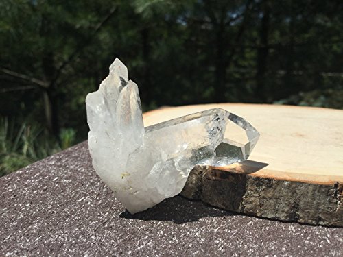 Amazon.com: Exquisite Brazilian Clear Quartz Cluster Crystal : Patio ...