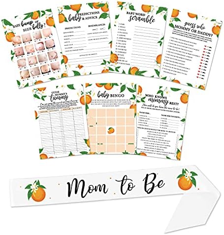 Amazon.com: Guess the Baby Food Party Games, Baby Shower Game Set, 1 ...