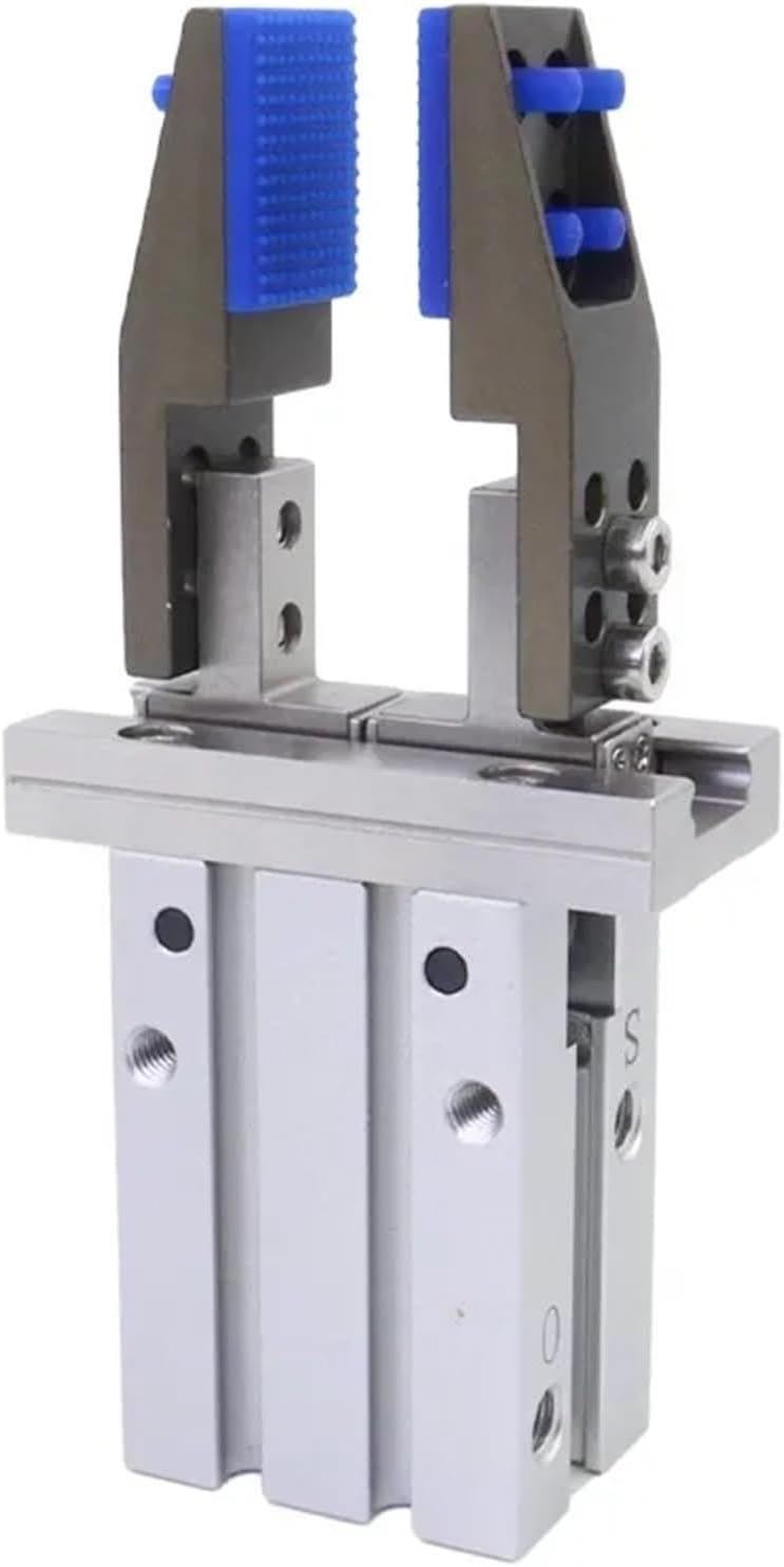 Mechanical Finger Cylinder Parallel Fixture Chuck Pneumatic Gripper ...