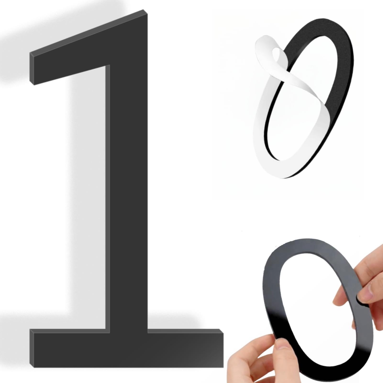 Amazon.com: 4 inch House Numbers for Outside Self Adhesive House ...