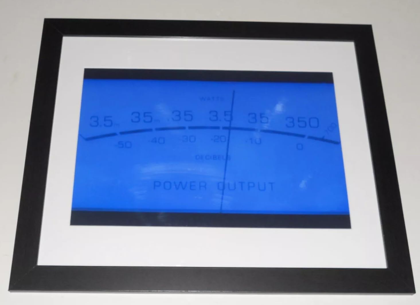 Amazon.com: FRAMED McIntosh Blue Power Meter Amplifier Ad Poster 23"x20 ...