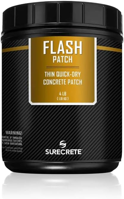 SureCrete Flash Patch Think Quick-Dry Concrete Patching Compound | 4 lb ...