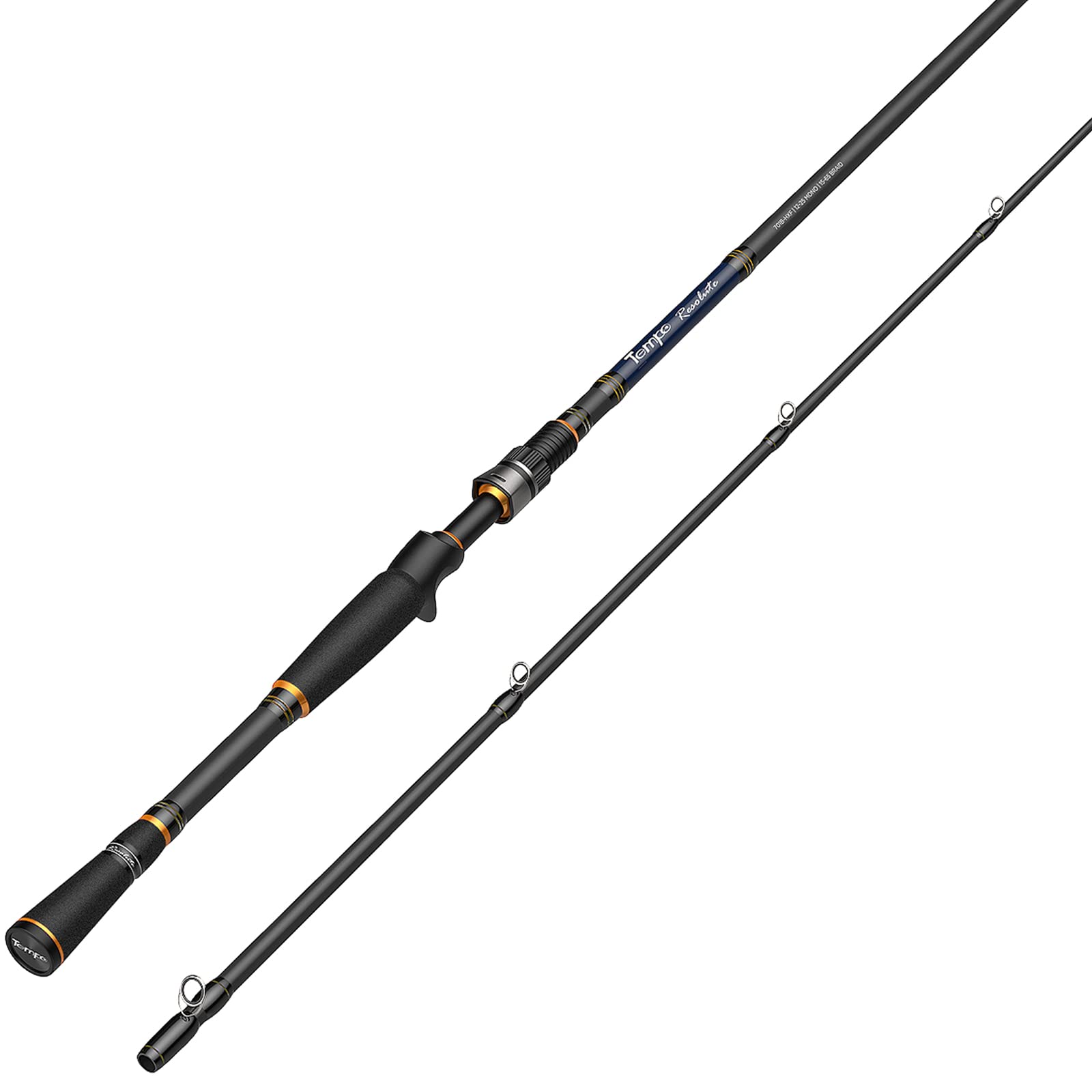 Snapklik.com : Tempo Resolute Baitcaster Rod, Ultralight Sensitive 2 ...