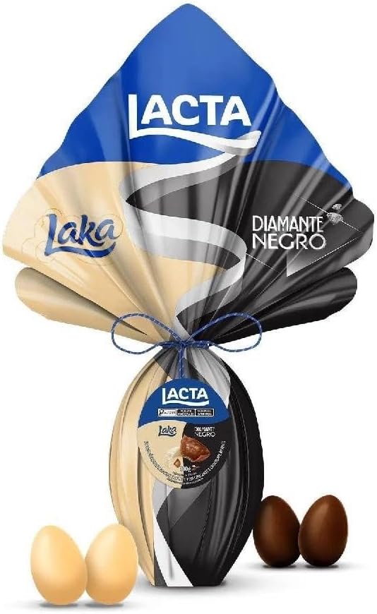 Amazon.com: Easter Egg Laka & Black Diamond Mix 17.6oz | Half White Chocolate & Half Crunchy ...