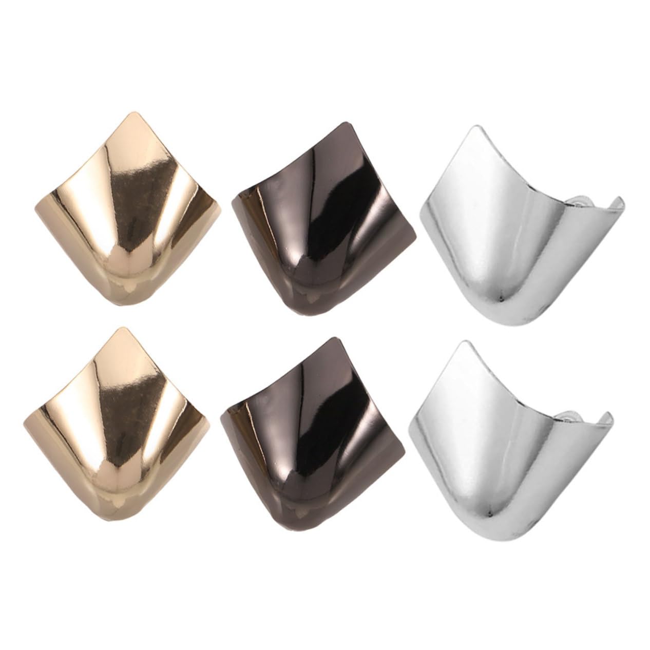 Snapklik.com : 3pairs Shoe Protective Metal Sleeves Of Pointed Covers ...