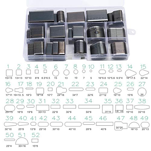 Snapklik.com : 52 Shape Style Leather Hole Punch Tool For Belts ...