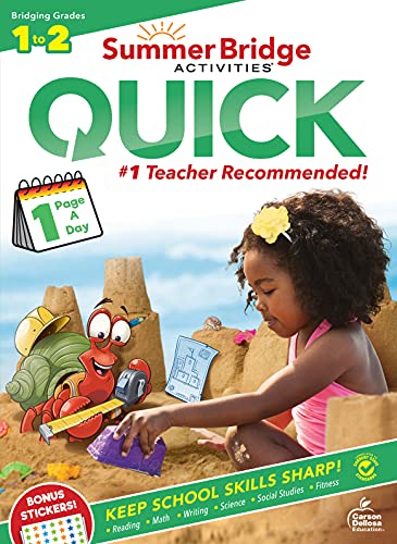 Summer Bridge Activities Quick 1st to 2nd Grade Workbook,