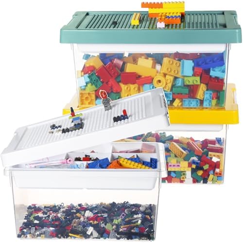 Bins & Things Lego-Compatible Storage Container with Lego Compatible ...