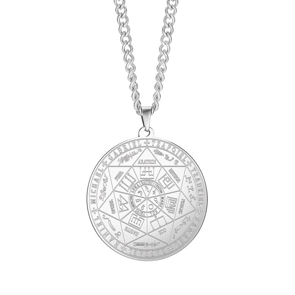 Cxwindseal Of Solomon Necklace For Men 7 Day Protection Occult ...