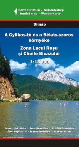 Lacul Rosu Lake and its Environs (Romania) 1:15,000 Hiking Map DIMAP ...