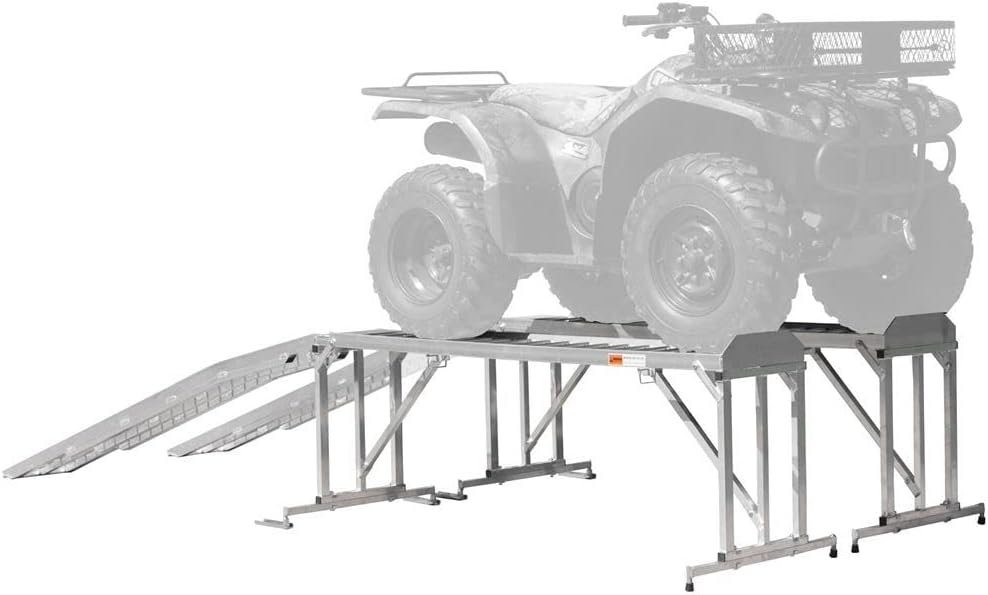 Amazon.com: Rage Powersports ATV-Tractor-Stand ATV & Deckless Lawn ...