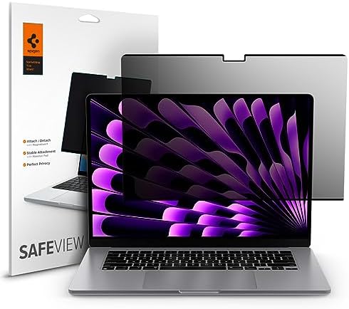 Spigen SafeView Privacy Filter Screen Protector Guard for MacBook Air ...