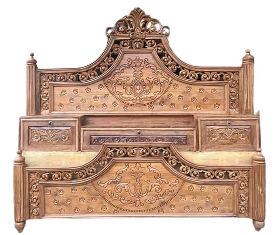 Diwan Bed (Brown) Solid Wooden Double Size Bed : Amazon.in: Home & Kitchen