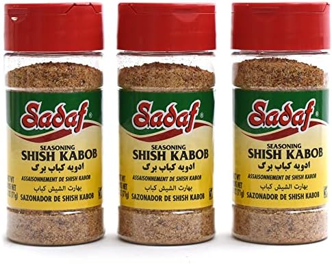 Amazon.com : Sadaf Shish Kabob Seasoning 3x 2.5 oz. - Middle eastern ...
